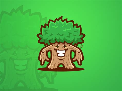 Tree Character By Roman On Dribbble Tree Character By Roman On Dribbble