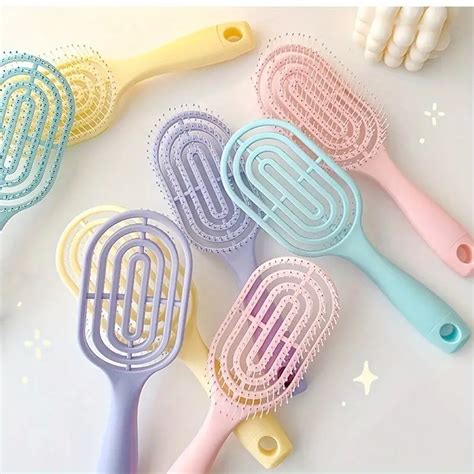 Четка за разресване на коса за всички типове коса дръжка от Temu Bulgaria