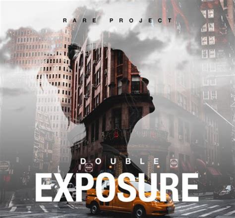 Double Exposure Effect For Cover Art Design Psd Template