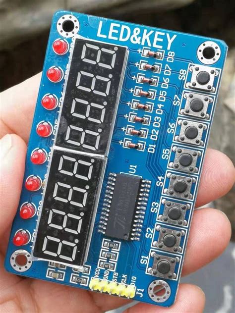 【雕爷学编程】arduino动手做（102） Tm1638按键数码管 知乎