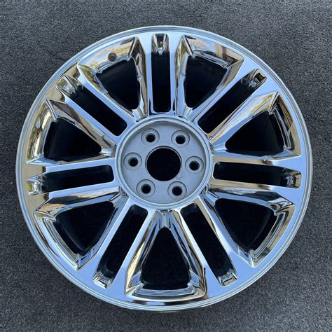 Single 22 Inch Wheel Rim Cadillac Escalade 2007 2014 Genuine Oem Chrome