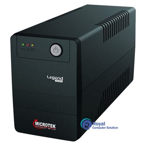 Microtek Ups Legend 1000va Black Royal Computer Solution