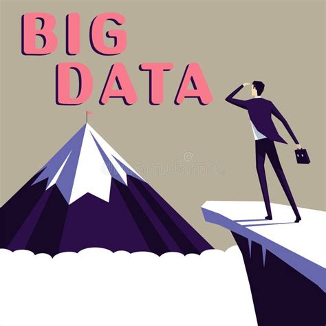 Text Caption Presenting Big Data Word Written On Sets That So Complex That Traditional Software