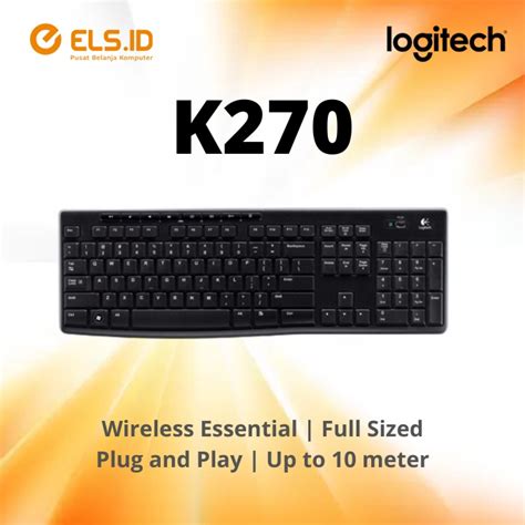 Jual Logitech K270 Keyboard Wireless Shopee Indonesia