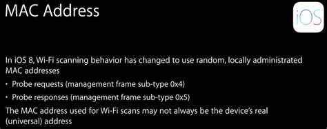 Mac Address Randomization Joins Apples Heap Of Ios 8 Privacy