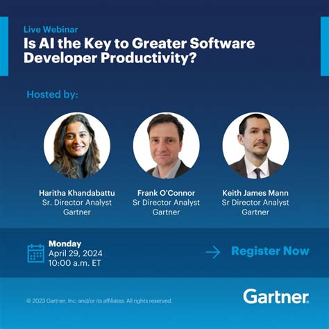 Gartner For It On Linkedin Gartnerit Ai Softwareengineering Webinar