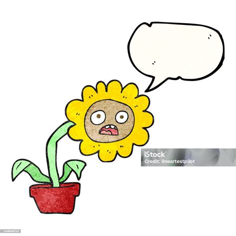 자유형 연설 거품 질감 만화 슬픈 꽃 귀여운에 대한 스톡 벡터 아트 및 기타 이미지 귀여운 기이함 기포 Istock