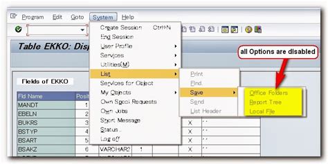 Abap Thinkers How To Download The Data Structure Of Tables In Se11