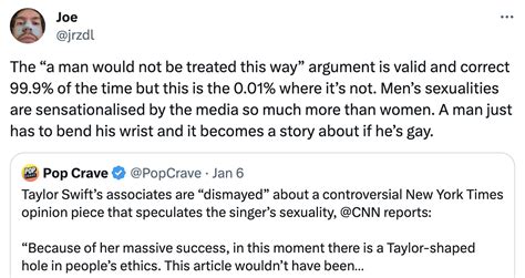 Taylor Swift Sexuality Discourse Compared To Misha Collins