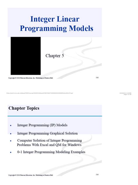 integer linear programming models 2024 4 15 5 33 pm page 1 of 46