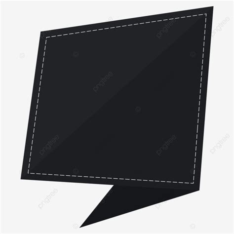 Black Blank Shape Vector Black Banners Blank PNG And Vector With Transparent Background For