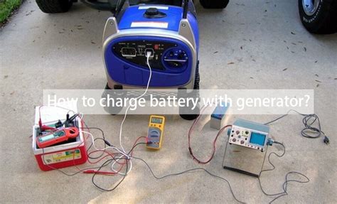 How To Charge Battery With Generator Bison