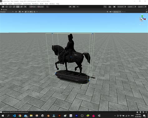 how to make a box with a fixed rotation which rescales when the mesh