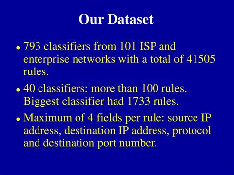 Ppt Packet Classification On Multiple Fields Powerpoint Presentation