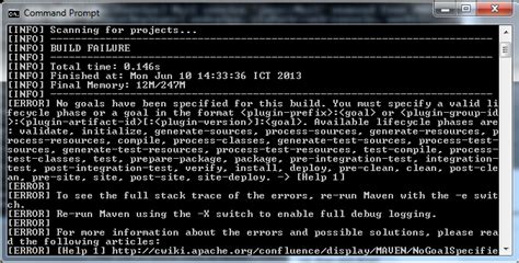 Java Failure In Running Maven Stack Overflow