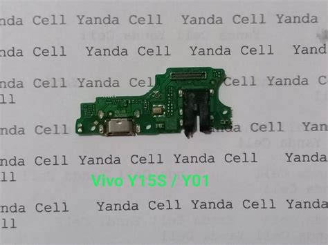 Papan Cas Vivo Y15S Y01 Fleksibel Charger Flexible Carjer PCB Board Casan Con Cas Konektor Cas