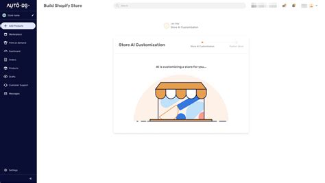 easily build a shopify store with ai