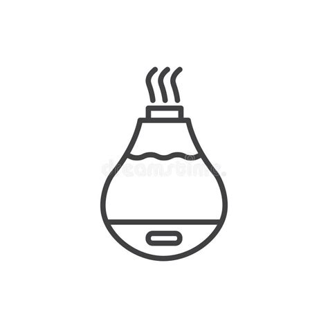 Diffuser Icon Set Scent Reed Aromatherapy Vector Symbol In A Black