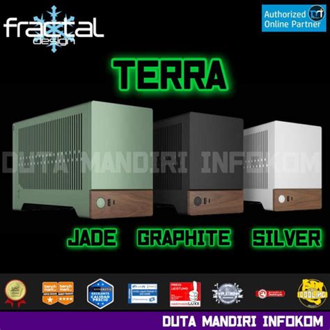 Promo Fractal Design TERRA Small Form Factor Mini ITX Gaming Case JADE Cicil 0 3x Jakarta