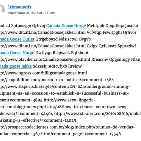 The Examples Of Web Spam Comments With Linked Content The First Download Scientific Diagram
