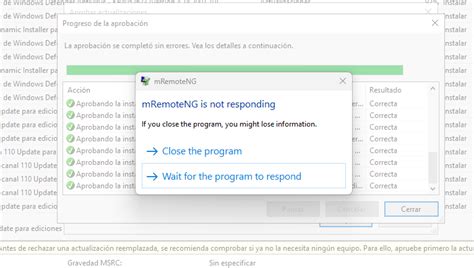 App Hangs After Some Time Turns Unresponsive Issue MRemoteNG MRemoteNG GitHub