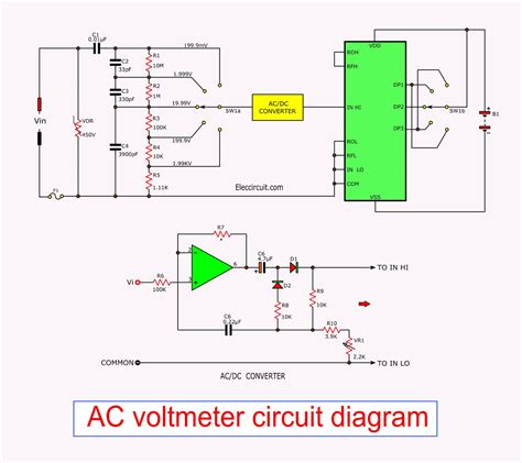 Multimeter Schematic Diagram