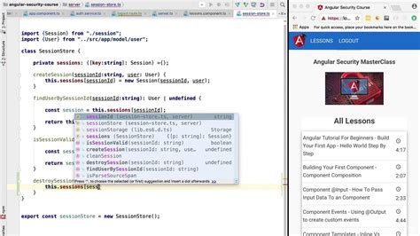 Implementing Logout Destroying The User Session YouTube