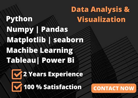 do statistical data analysis and visualization using python by hasnat