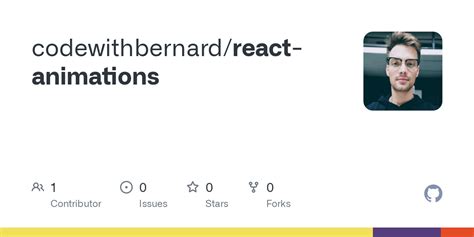 GitHub Codewithbernard React Animations