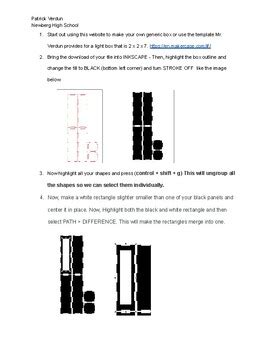 Using Inkscape To Make Laser Projects How To Make A D Light Box