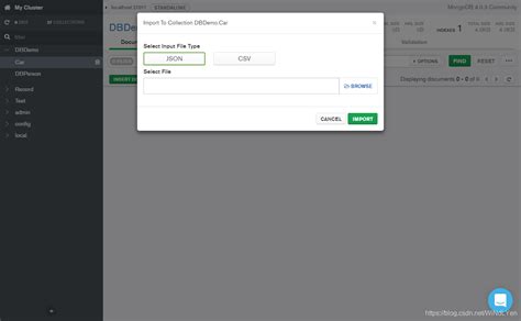 使用mongodb导出 导入json文档 mongodb数据库导出json csdn博客