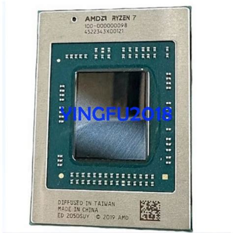 Tested Good 100 000000098 R7 4800h Amd R7 4800h Cpu Bga With Solder Balls Ebay