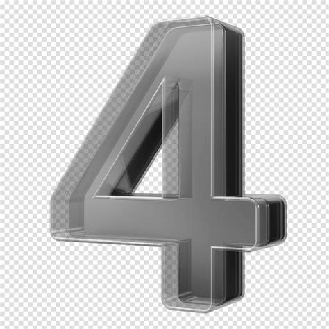 Premium Psd Number Class 3d Rnedering