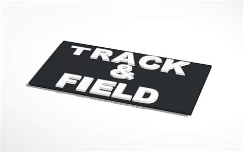 3d Design Copy Of Track N Field Tinkercad