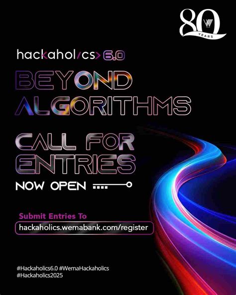 Beyond Algorithms Wema Bank Announces Hackaholics 6 0 Apples Bite Intl Magazine