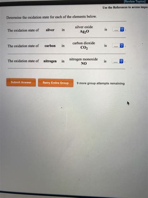 Solved Use The Rules In Order To Assign Oxidation Numbers
