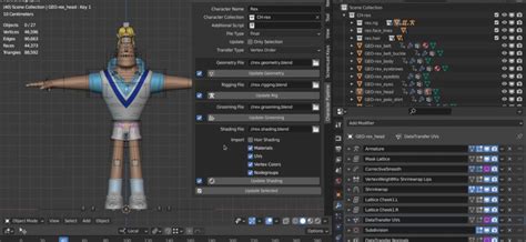 New Character Pipeline Add On For Artist Collaboration Blendernation