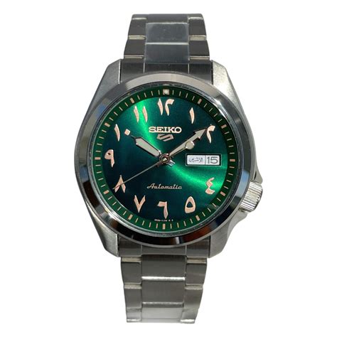Montre Seiko Arabic Dial Green Srph49k1 Automatique