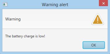 JavaFX Alert Dialog O Planning Org