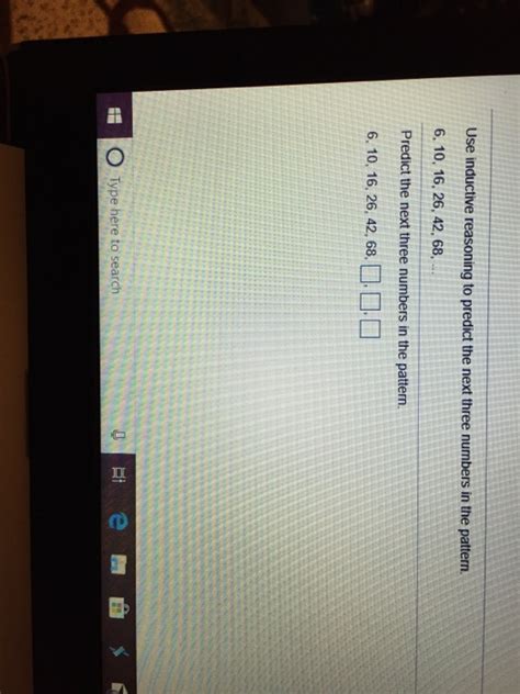 Solved Use Inductive Reasoning To Predict The Next Three