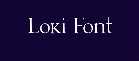 Loki Font Free Download