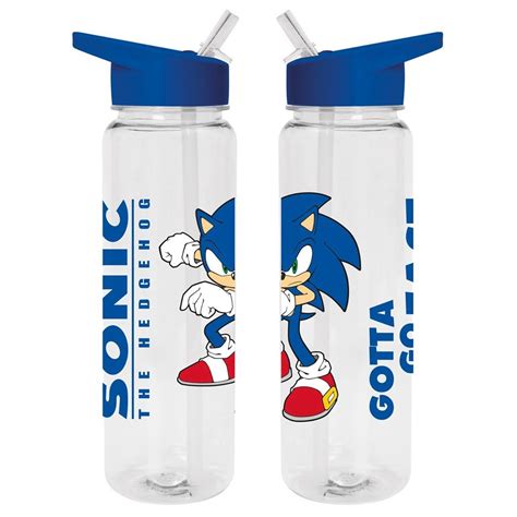 Sonic The Hedgehog Gotta To Go Fast Plastic Drinks Bottle Inspire Newquay