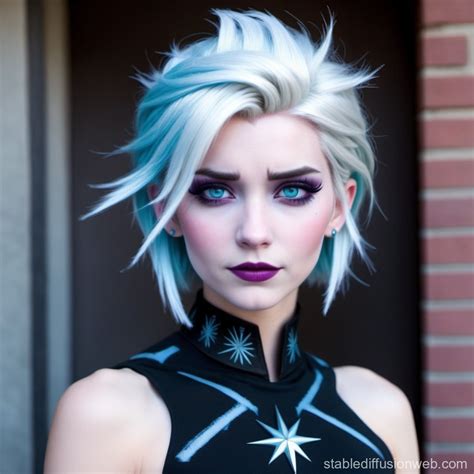 Edgy Elsa From Frozen Rebellion Stable Diffusion Online