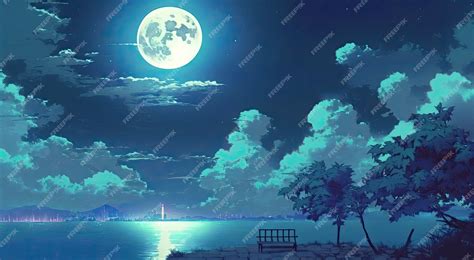 Облака в стиле аниме Ai сгенерированное изображение