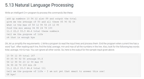 Solved Loop Read A Line Split To Tokens And Figure Out What