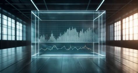 Future Forward Data Visualization In A Sleek Modern Setting Stock