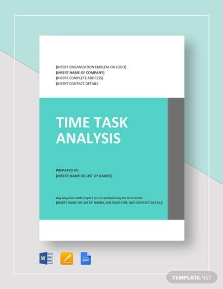 FREE 15 Sample Task Analysis Templates In Google Docs MS Word Pages PDF