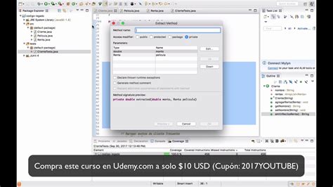 14 Curso De Refactorización De Código En Java Extraer Método Youtube