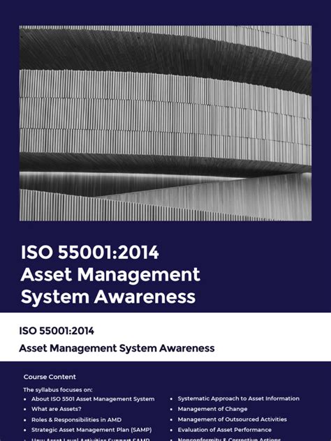 Iso 55001 Aw Training Part 1 Pdf Asset Management Investment Management