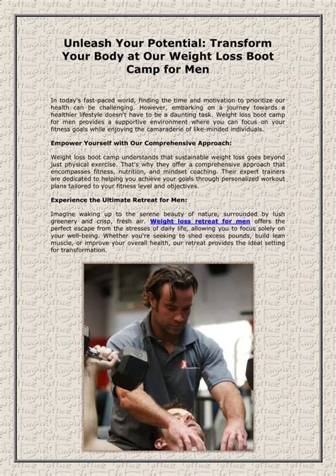 Ppt Unleash Your Potential Transform Your Body At Our Weight Loss